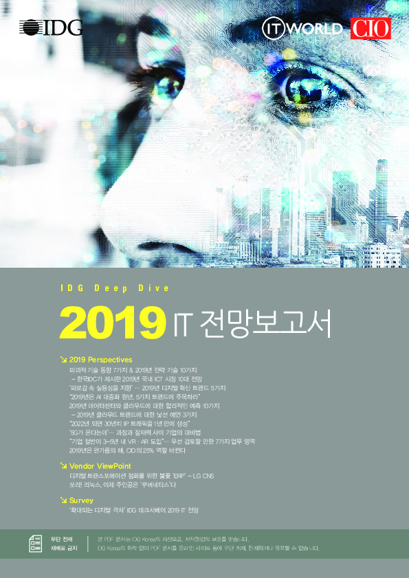 2019 IT 전망 보고서 - IDG Deep Dive - TechLibrary