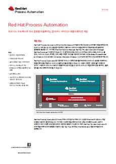 Red Hat Process Automation 데이터 시트 - TechLibrary