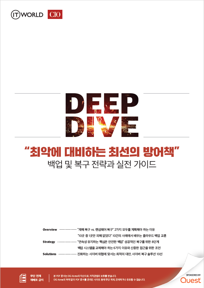 “최악에 대비하는 최선의 방어책” 백업 및 복구 전략과 실전 가이드 - Deep Dive - TechLibrary